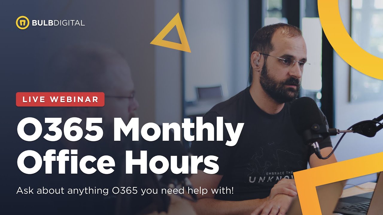 O365 Monthly Office Hours - October 2023 - YouTube