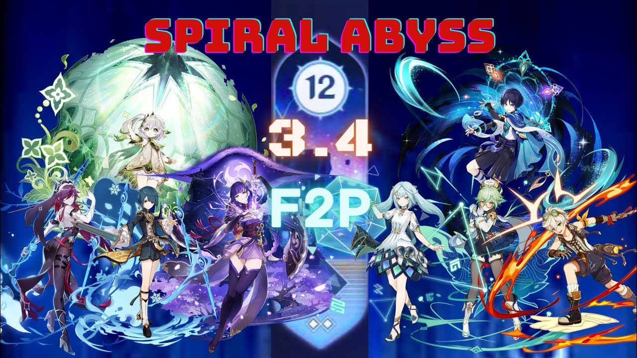 Abyss 3.4 F2P Fridge Hyperbloom - Wanderer&Sucrose Anemo Dmg - YouTube