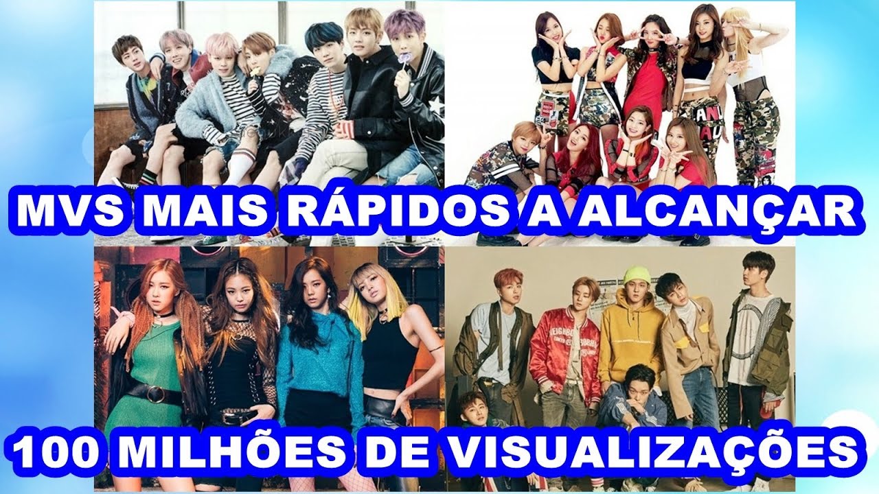 MVS MAIS RÁPIDOS A ALCANÇAR 100 MILHÕES DE VISUALIZAÇÕES - YouTube