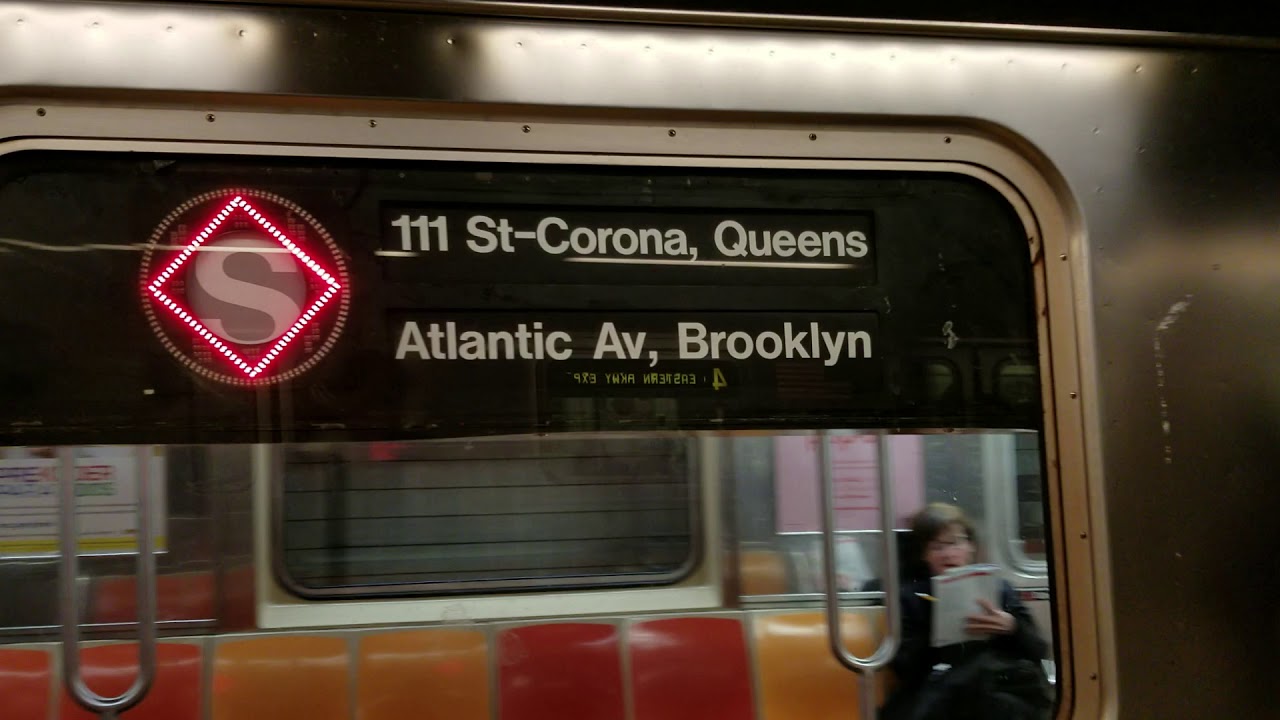 MTA: R62A (6) leaves Brooklyn Bridge with (S) diamond rollsign - YouTube