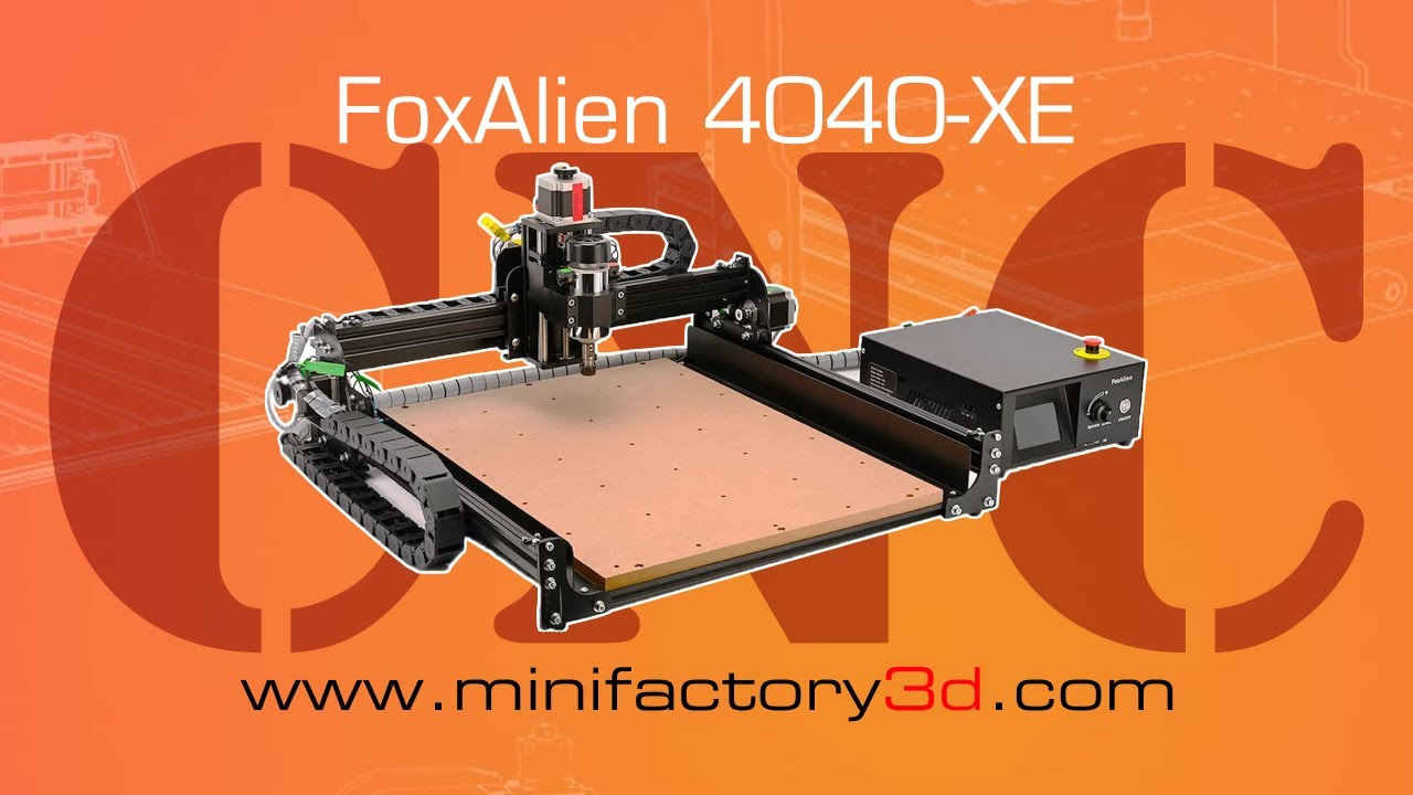 CNC FoxAlien 4040-XE miniFACTORY Mauritius - YouTube