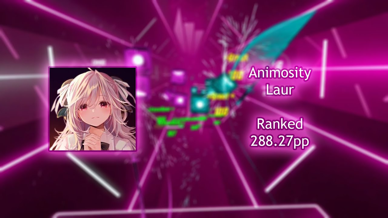 Beat Saber | Laur - Animosity by ThySpoon [Expert+] - YouTube