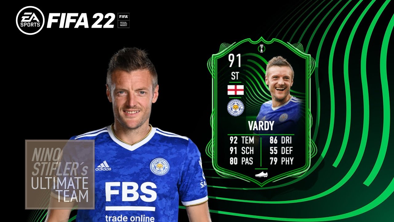 FIFA 22 REVIEW! JAMIE VARDY (91) CL RTTF - UNDERRATED #ultimateteam # ...