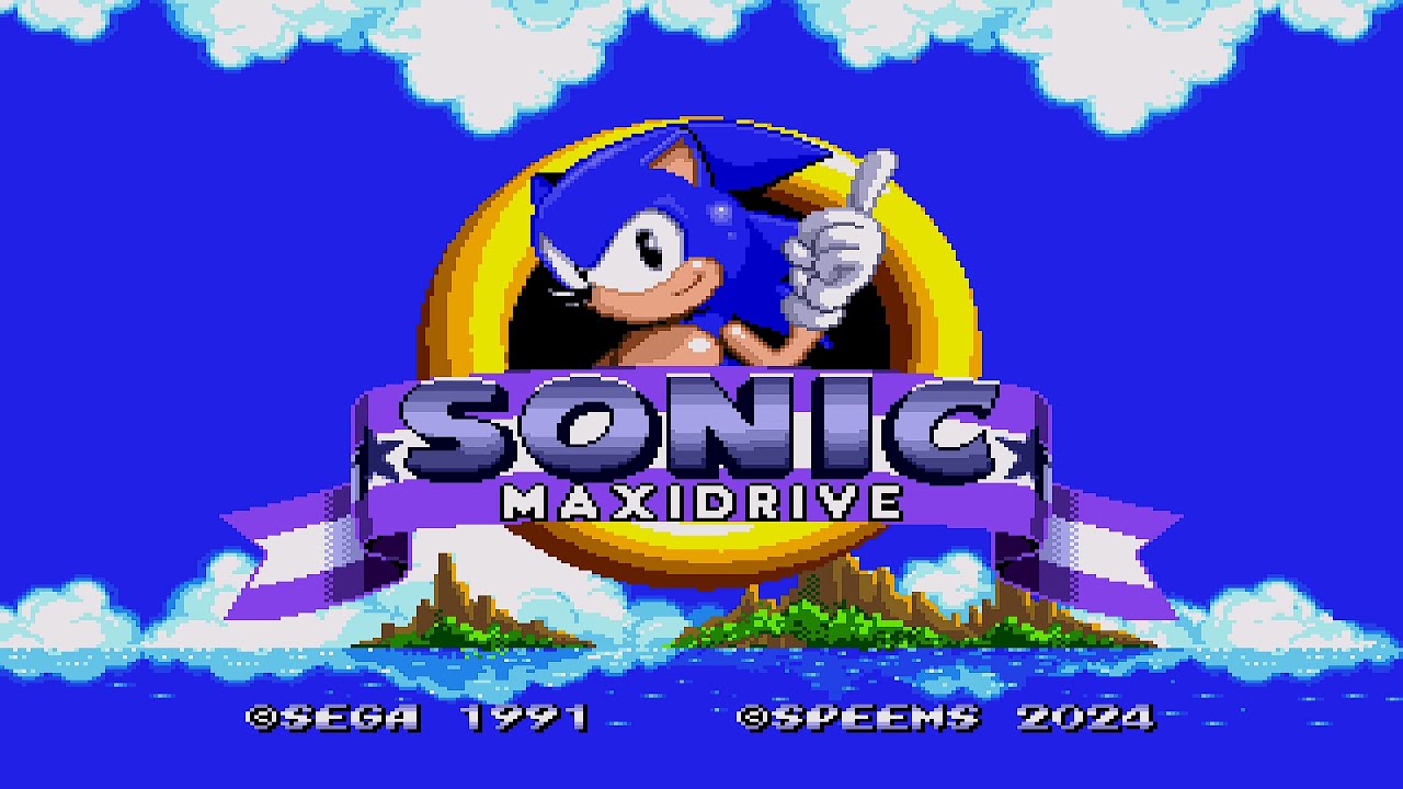 Sonic Maxidrive (Initial Final Release) Full Game Playthrough (1080p ...