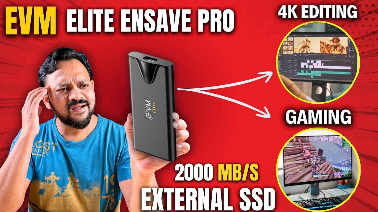 EVM Elite EnSave Pro 2TB SSD With 2000MB/s Speed | Best External SSD ...