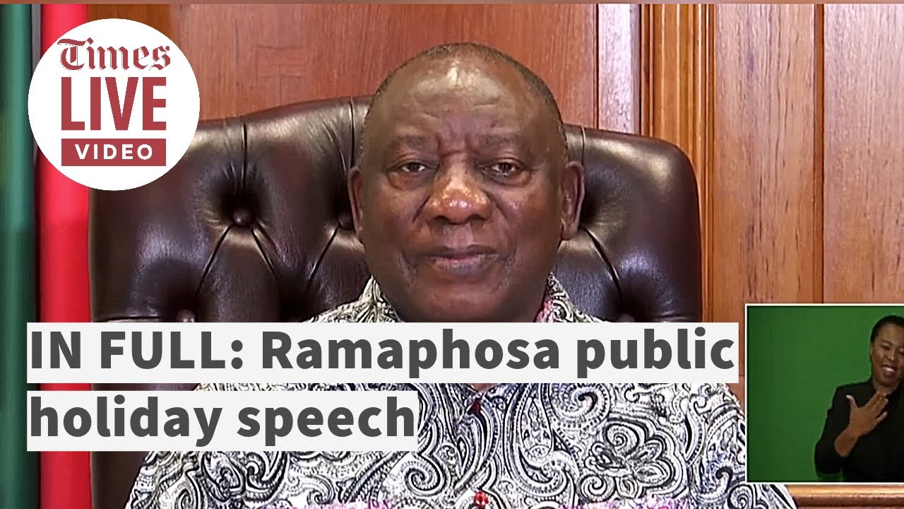 IN FULL: Cyril Ramaphosa declares public holiday after Springboks world ...