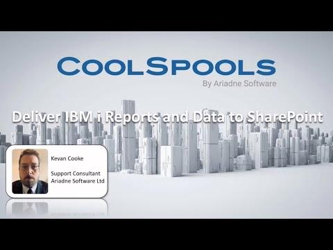 Deliver IBM i reports and data to SharePoint with CoolSpools - YouTube