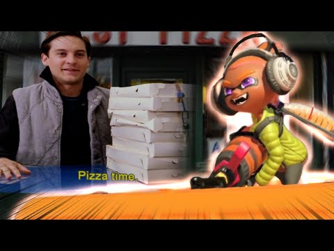 Making PIZZA with the CARBON ROLLER in Splatoon 3 - YouTube
