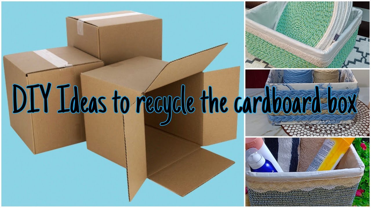 3 Amazing Ideas To Recycle Cardboard Boxes/DIY IDEAS/#craftyideas # ...