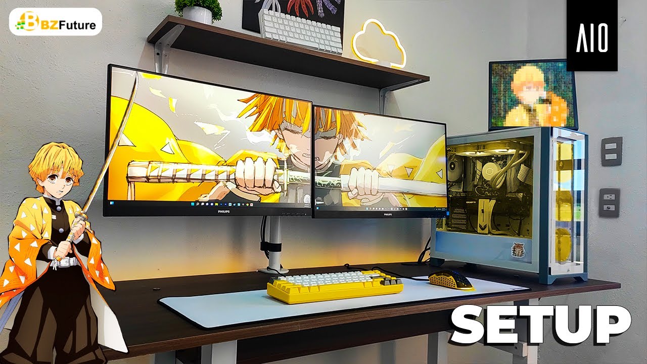 Construí un SETUP gamer completo con poco dinero I BZFuture - YouTube