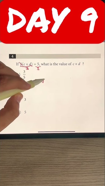DAILY SAT MATH PROBLEM (Day 9 of 100) - YouTube