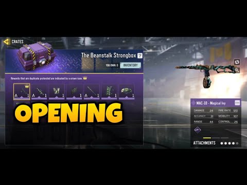 OPENING THE BEANSTALK STRONG BOX CODM S1 2024 COD MOBILE - YouTube