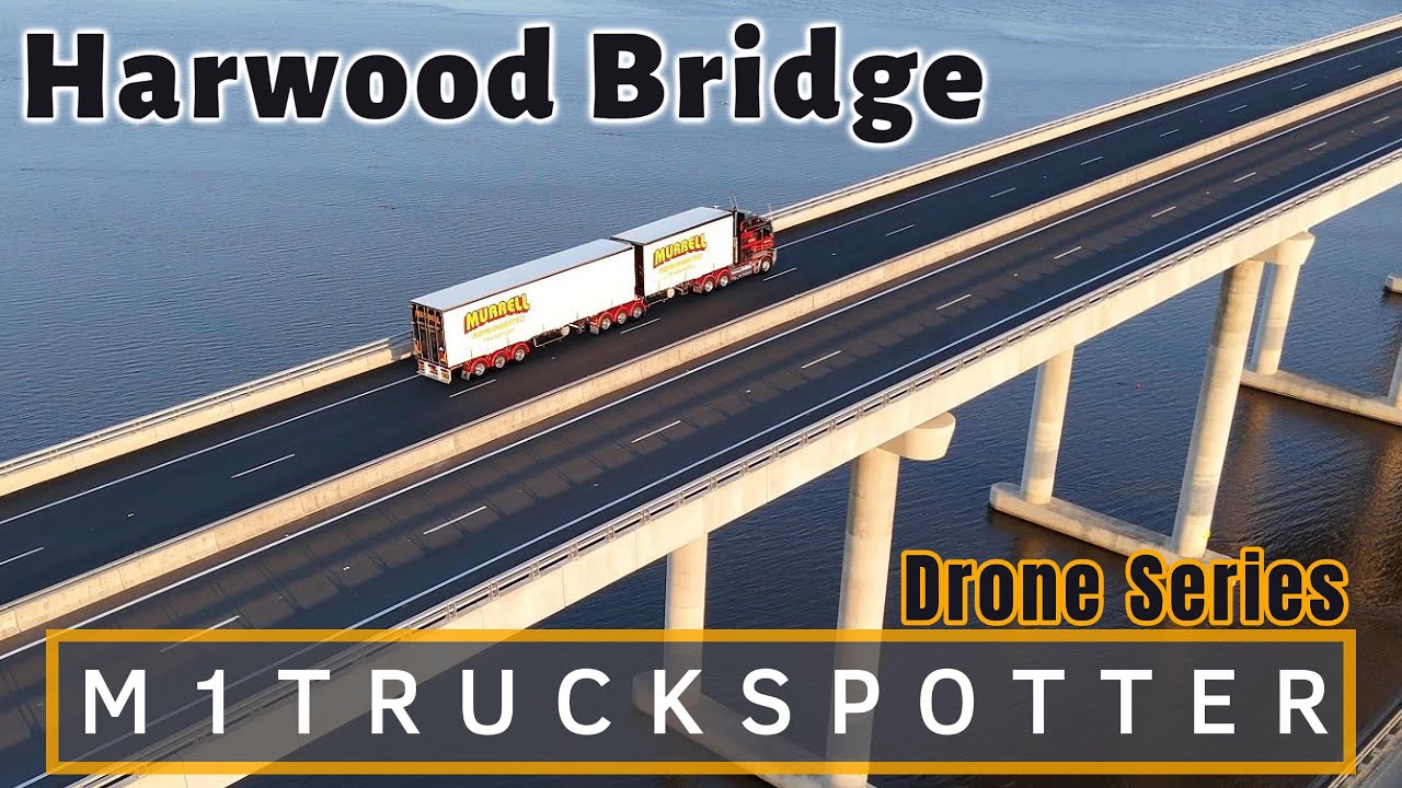 M1TruckSpotter Drone Series Harwood Bridge in the Picturesque location ...