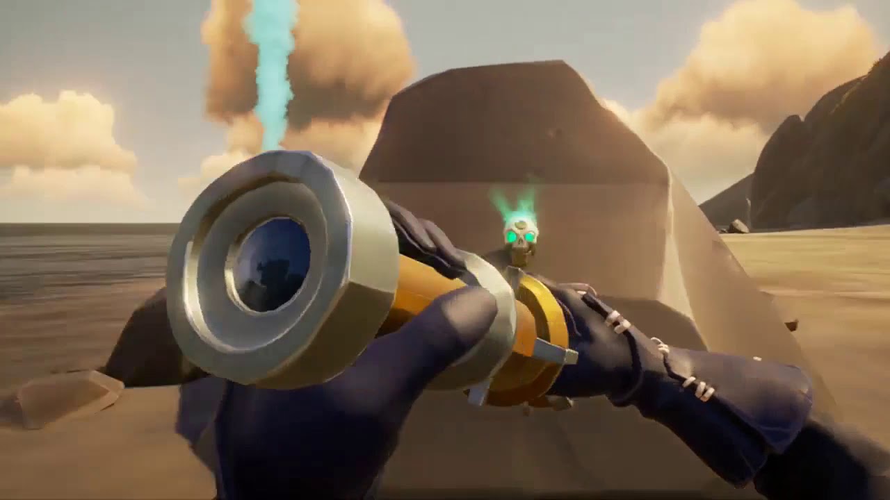 Sea of Thieves - Mega keg explosion sends me to the gold horder - YouTube