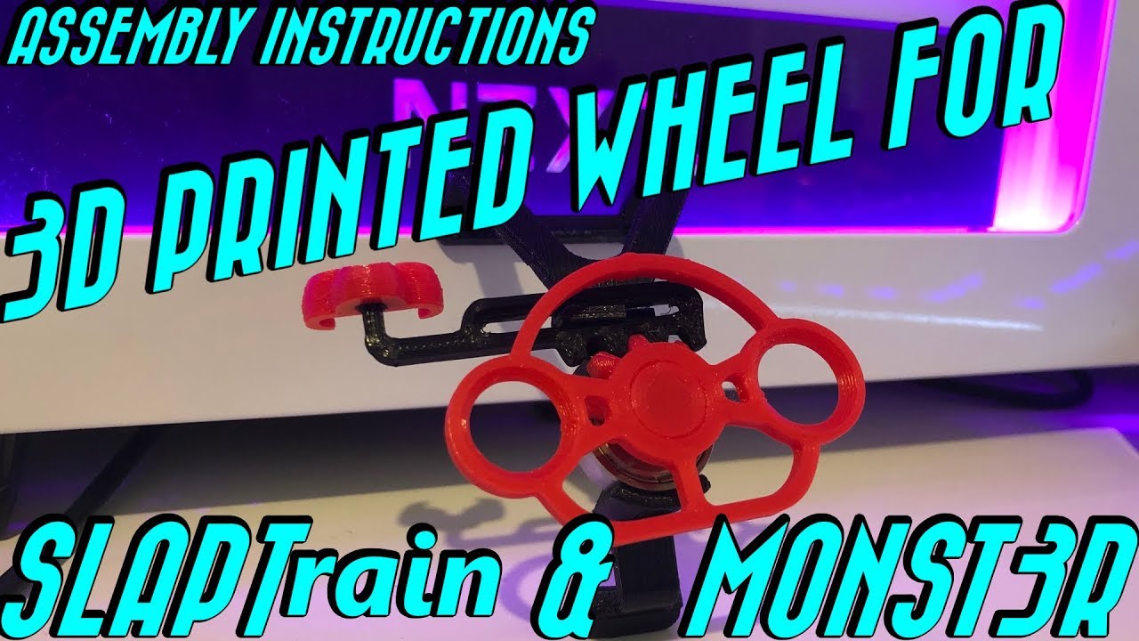 3D PRINTING Xbox One Controller Wheels for SLAPTrain and MONST3R ...