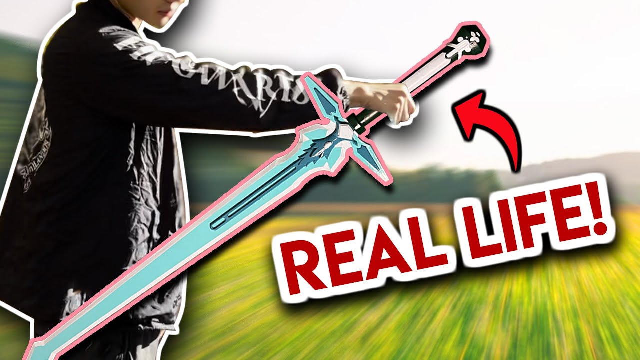 I rebuilt Dark Repulser from Sword Art Online. - YouTube