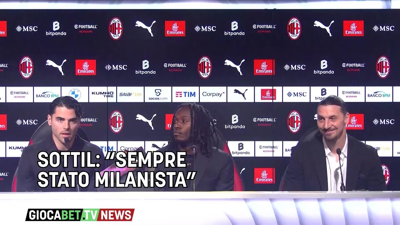 Milan - Sottil: “Sempre stato milanista” - YouTube