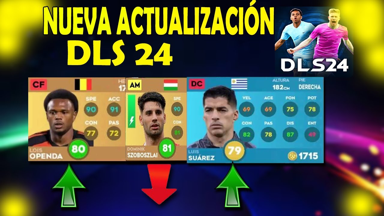 🔥DLS 24| NUEVA ACTUALIZACIÓN DE DLS 24| JUGADORES Y CARTAS ACTUALIZADAS ...