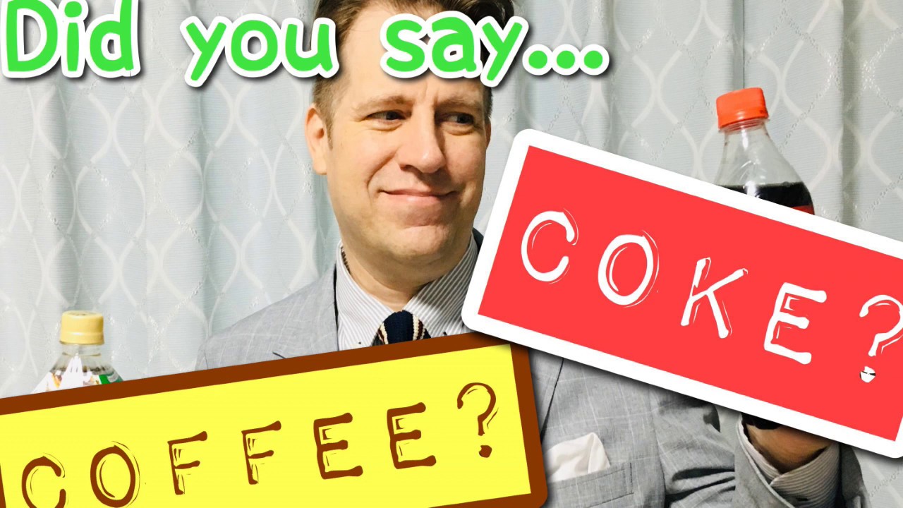English Pronunciation Coffee or Coke? Drink Vocabulary American Accent ...