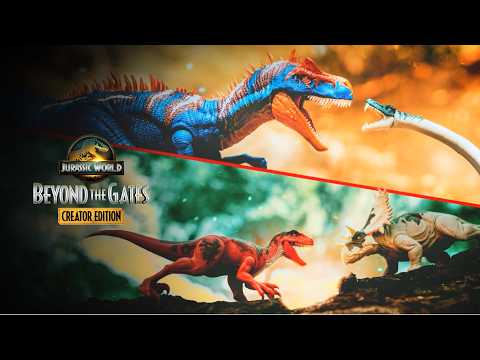 Jurassic World Legacy Collection Allosaurus & Utahraptor Attack Pack | BTG Creator Edition 6