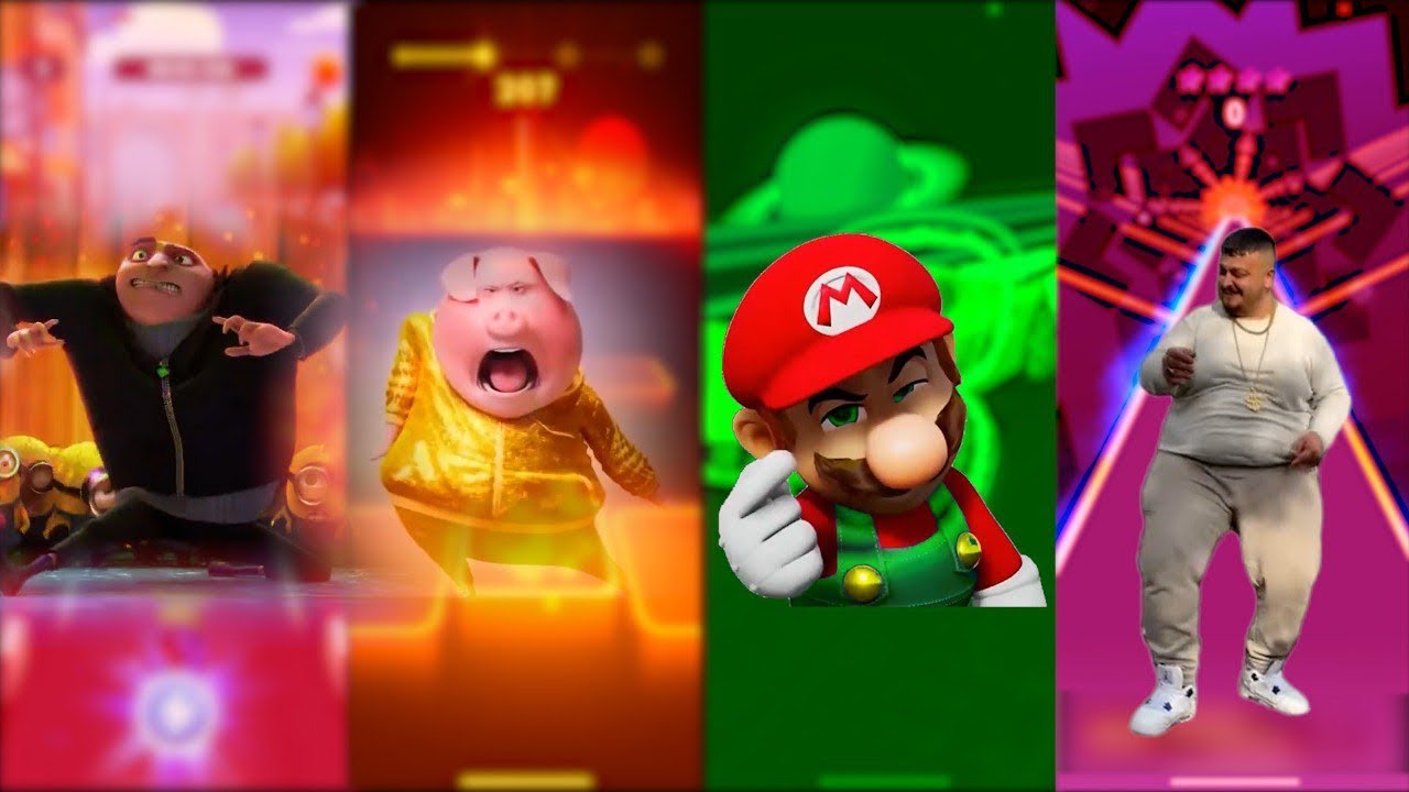 Minions vs Gru | Funny Pig | Super Mario | Skibidi Dop #tileshop # ...