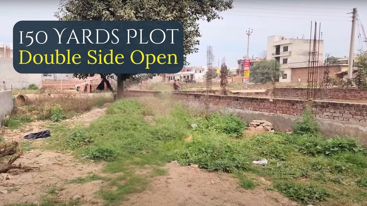 150 Yards Double side open 40 feet Road Approved Colony Sec 124 Greater ...