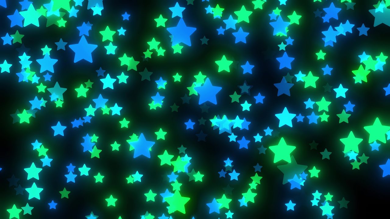 led mapping shining blue color flashing stars 4K VJ Loops Abstract ...