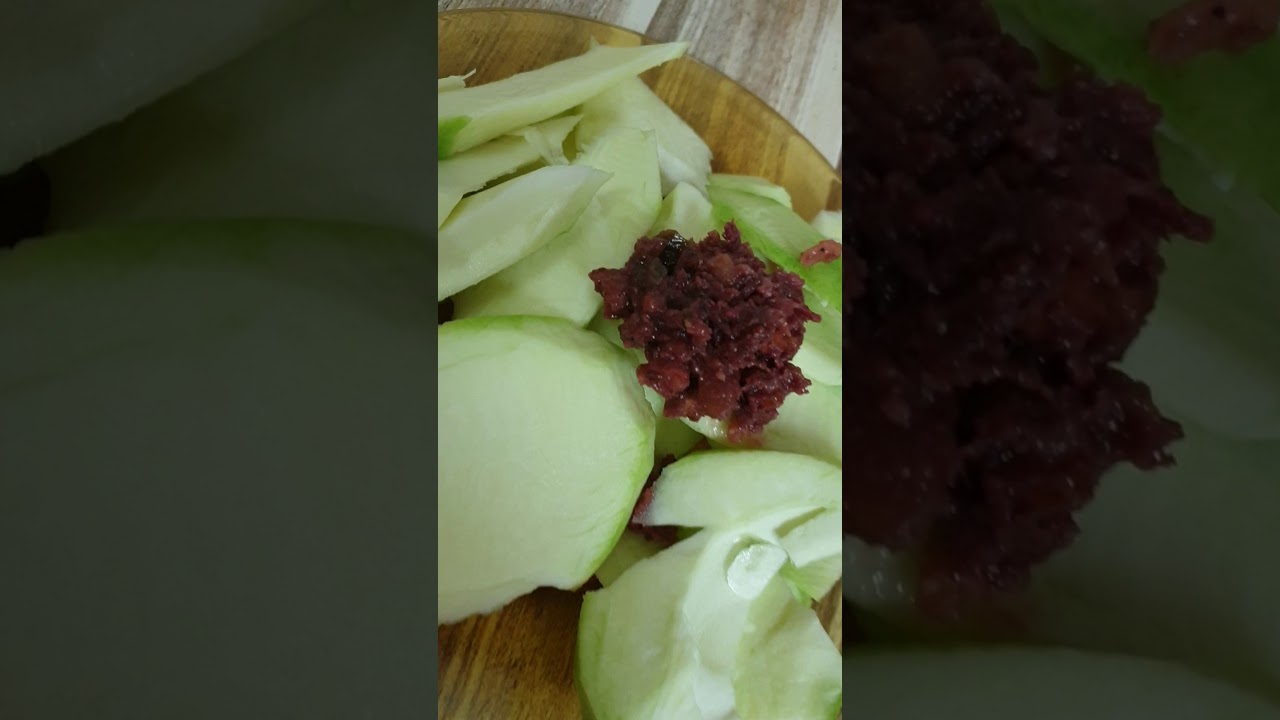 Mangga with alamang. - YouTube