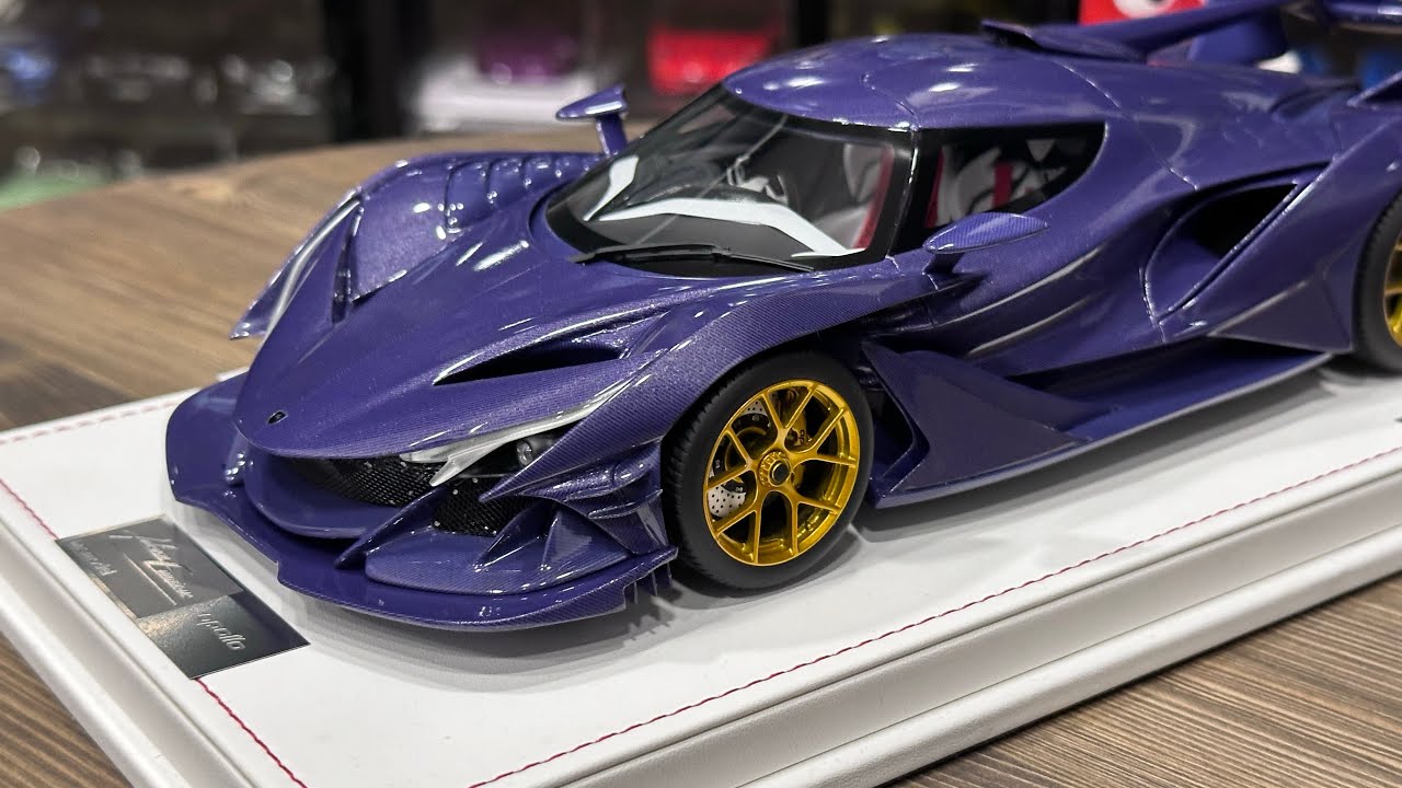 One model Apollo purple 1:18 - YouTube
