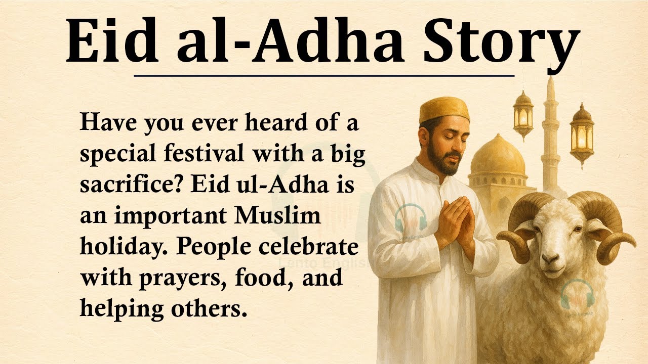 Eid al-Adha Story || 🕌Learn English Through Story Level 3 || Graded ...