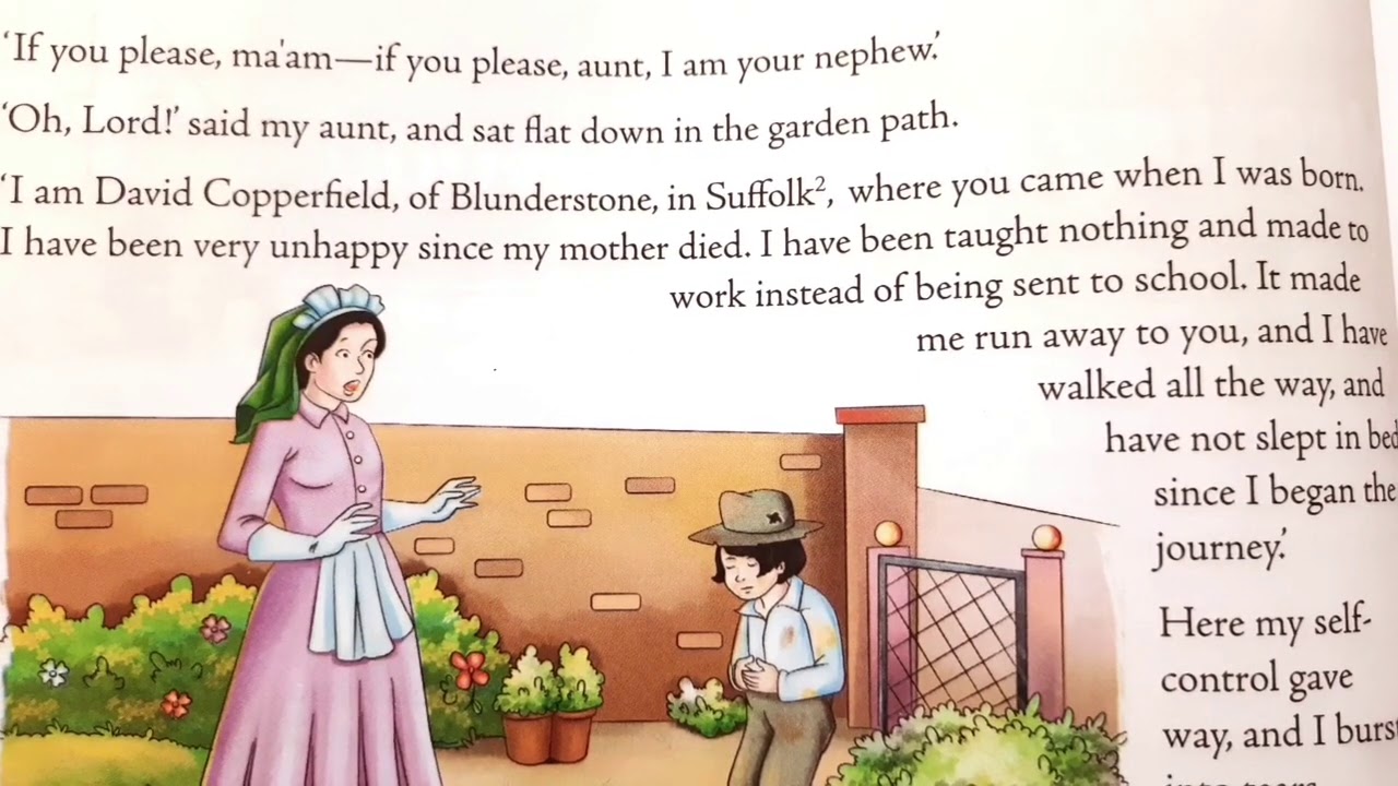 Chapter 4: Meeting Miss Trotwood; ENGLISH LITERATURE STD 5 - YouTube