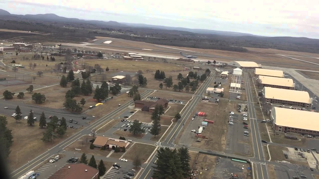 Takeoff from inside MSP Helicopter over Westover Air Base - YouTube