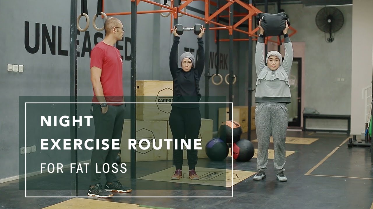 Night Exercise Routine for Fat Loss with Carport Jakarta - YouTube