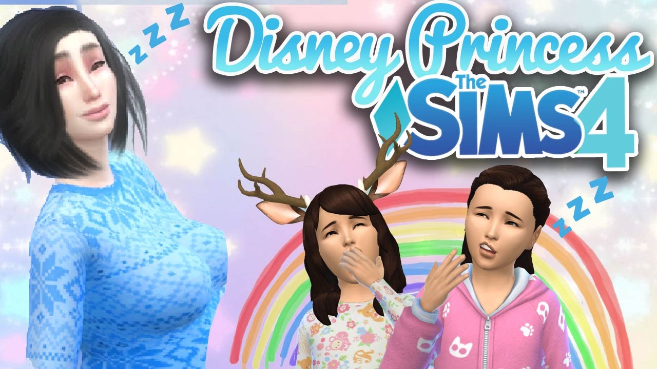 Birthday Sleep-over | Ep. 14 | Sims 4 Disney Princess Challenge - YouTube