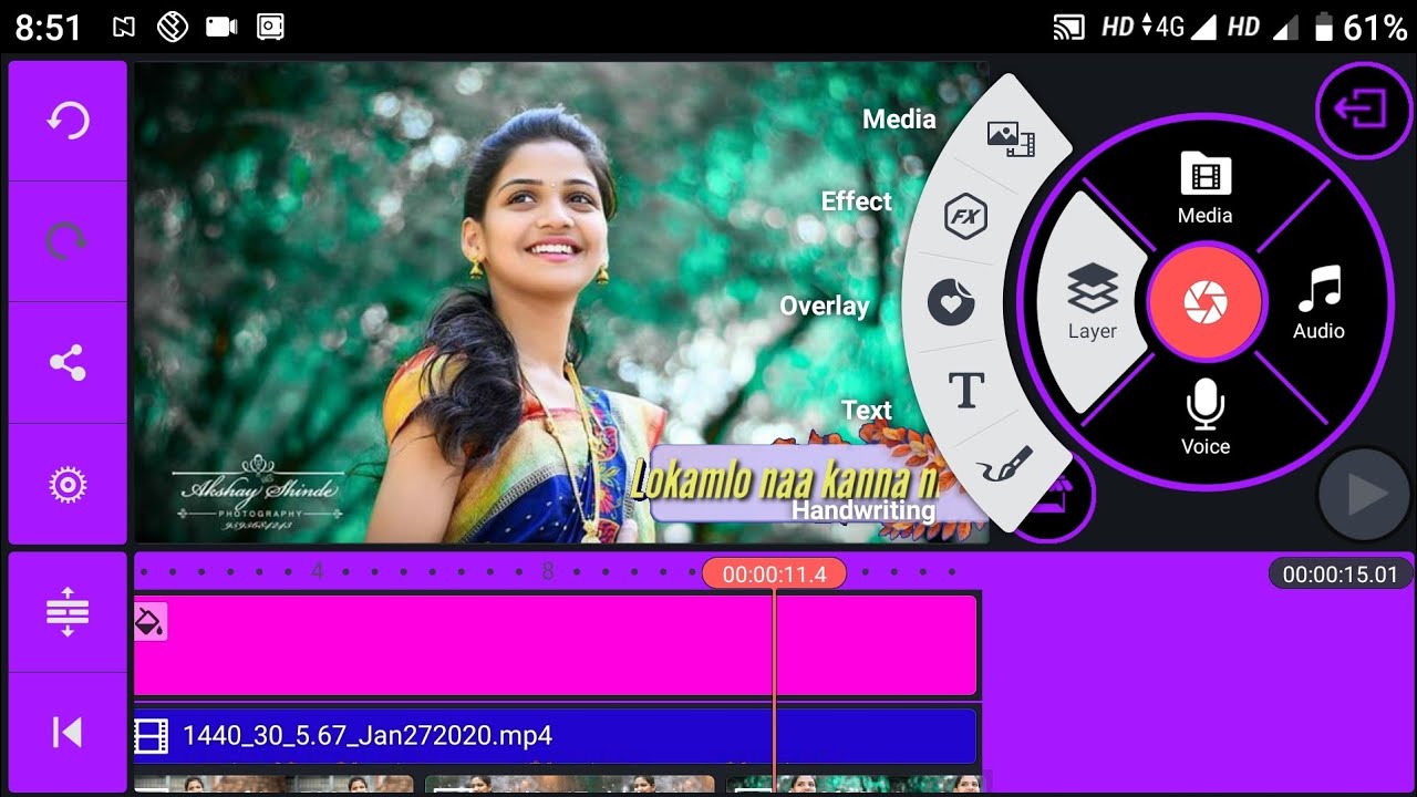 how to WhatsApp status template edit in kinemaster Telugu by Eswar tech support - YouTube