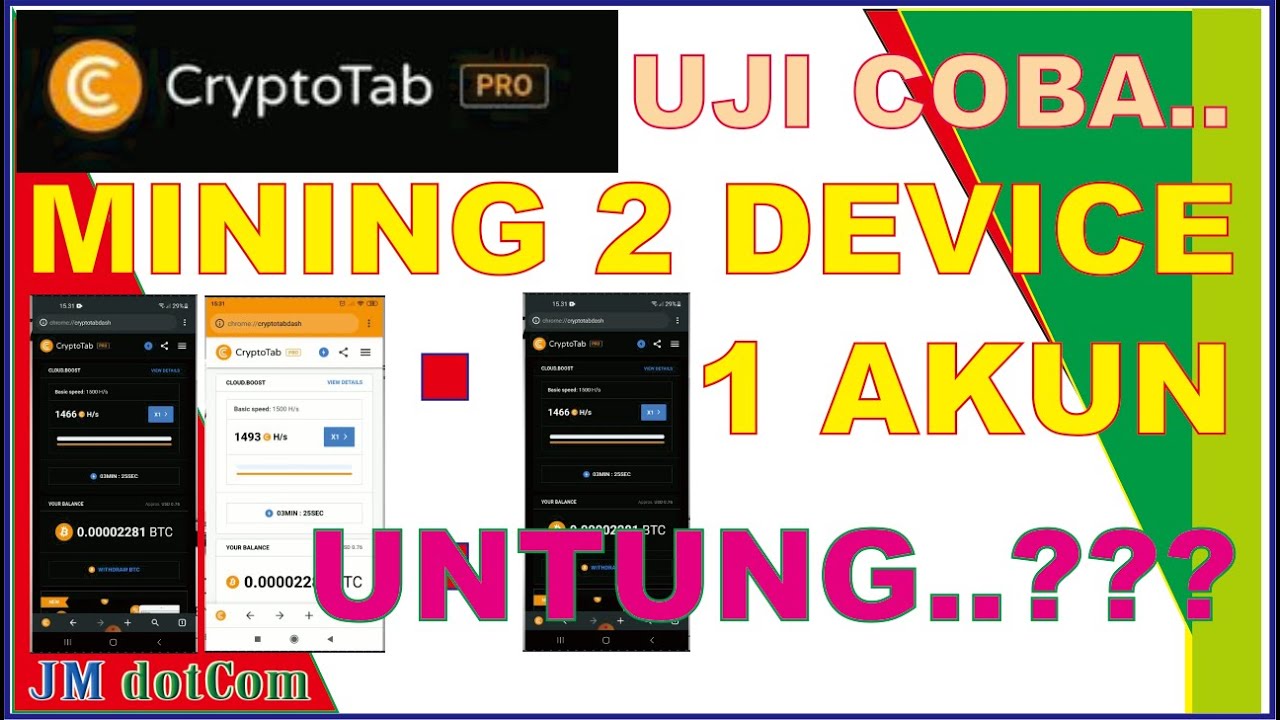 Mining Bitcoin btc use CryptoTap Menggunakan 2 Device 1 Akun - YouTube