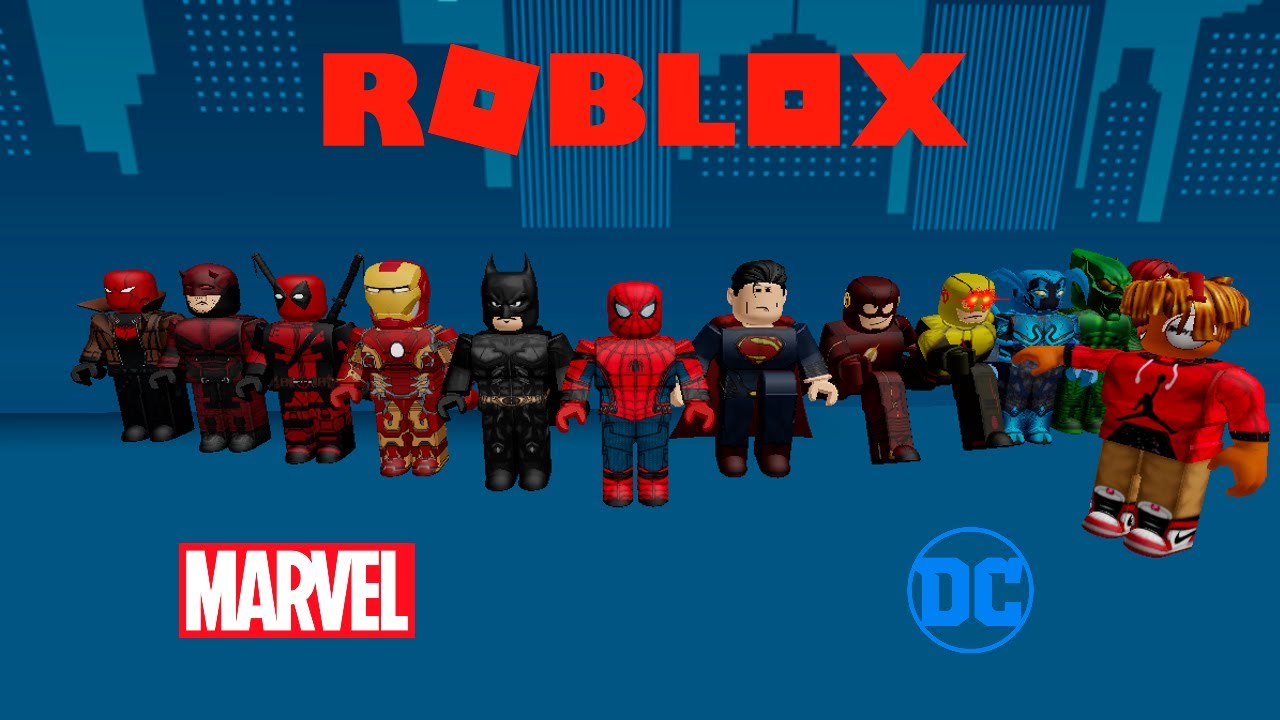 Marvel and DC Outfits on Roblox - YouTube