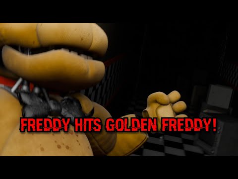 [FNAF/BLENDER] Freddy hits Golden Freddy as hard as he can | Short ...