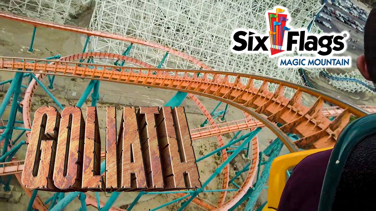 Goliath Roller Coaster Six Flags Magic Mountain Seats