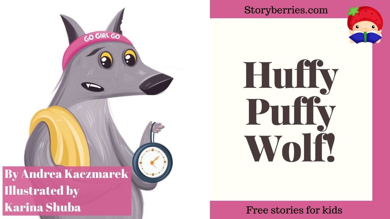 HUFFY PUFFY WOLF 🍓 Read along animated picture book with English ...