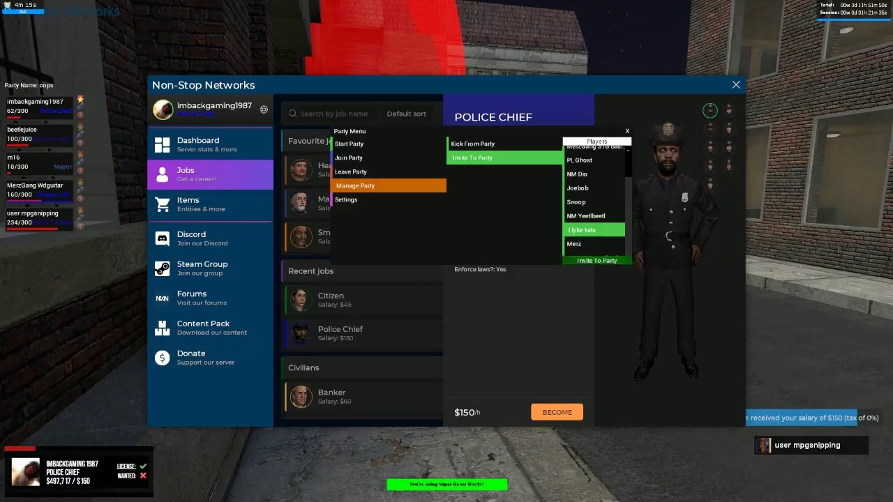 playing gmod dark rp - YouTube
