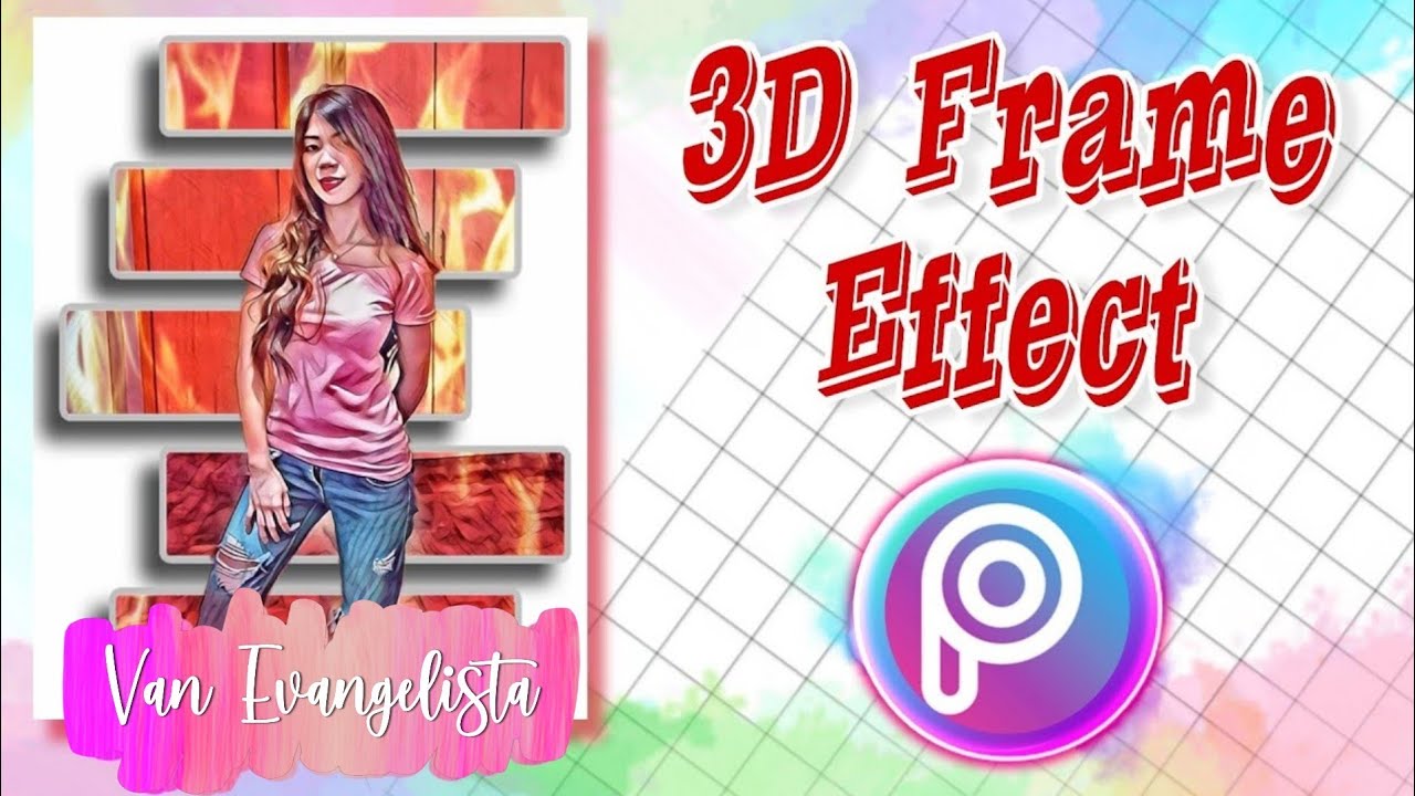 3D Frame Effect | PicsArt Tutorial - YouTube