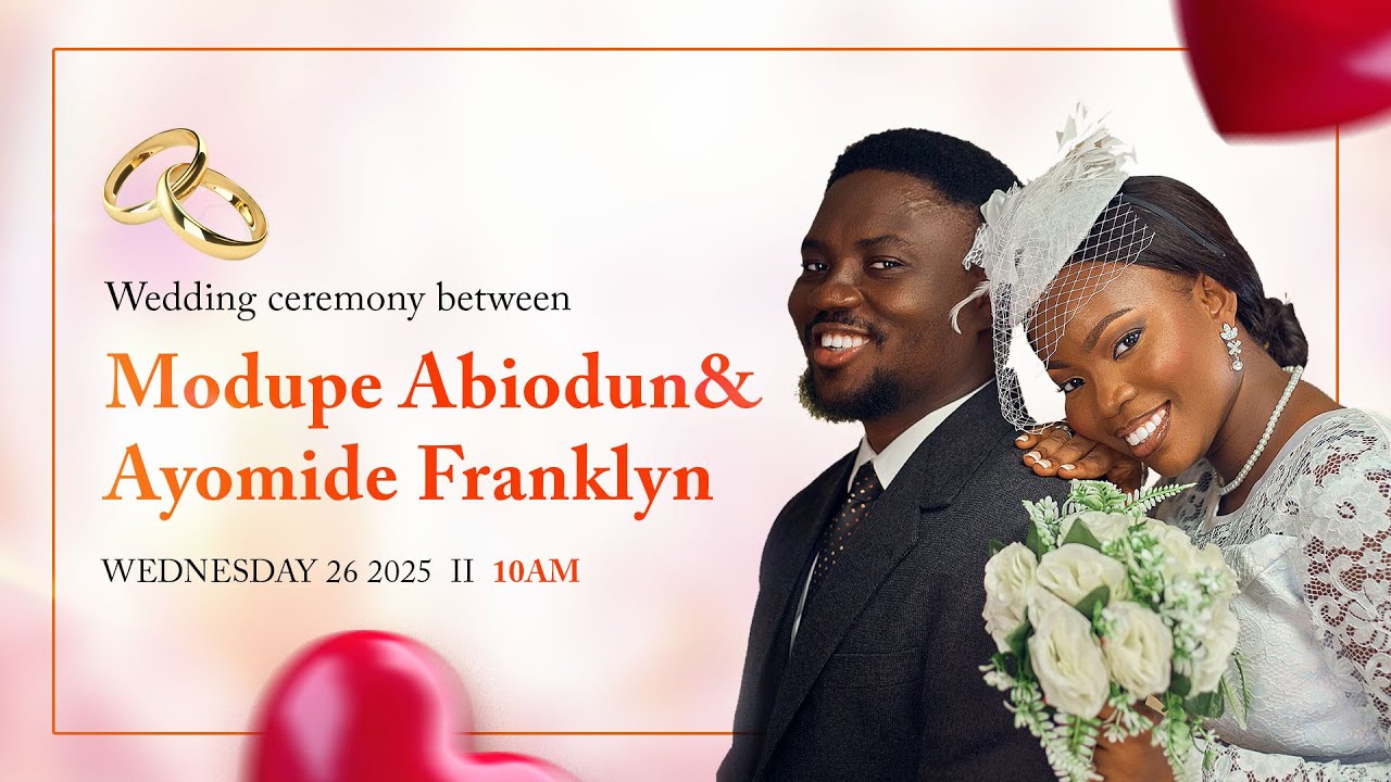 Modupe Abiodun & Ayomide Franklyn wedding ceremony - YouTube
