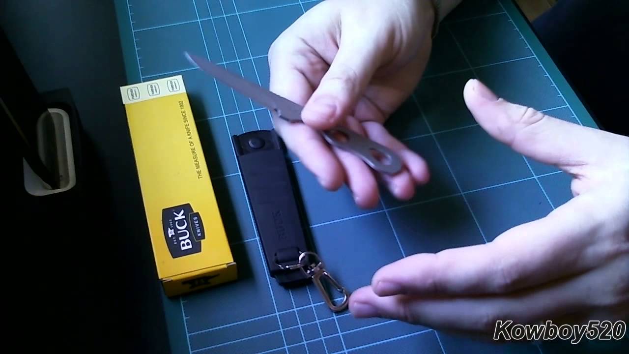 Knife review: Buck Smidgen counterfeit and Tips - YouTube
