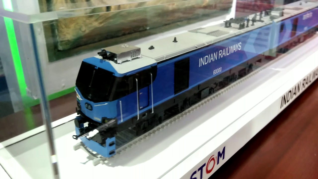 Model of Indian Railways New WAG-12 Locomotive at IITF 2017 [4K] - YouTube