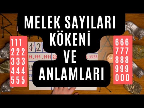 MELEK SAYILARI NEDİR ? MELEK SAYILARI ANLAMLARI 111, 222, 333, 444, 555, 666, 777, 888, 999, 000