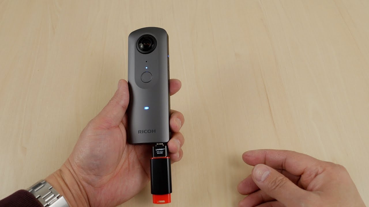 Ricoh Theta V USB Data Transfer to Flash Drive FAT32 - UPDATED - YouTube