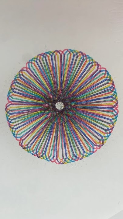 Do you know how many triangles were drawn? #spirograph #shorts # ...