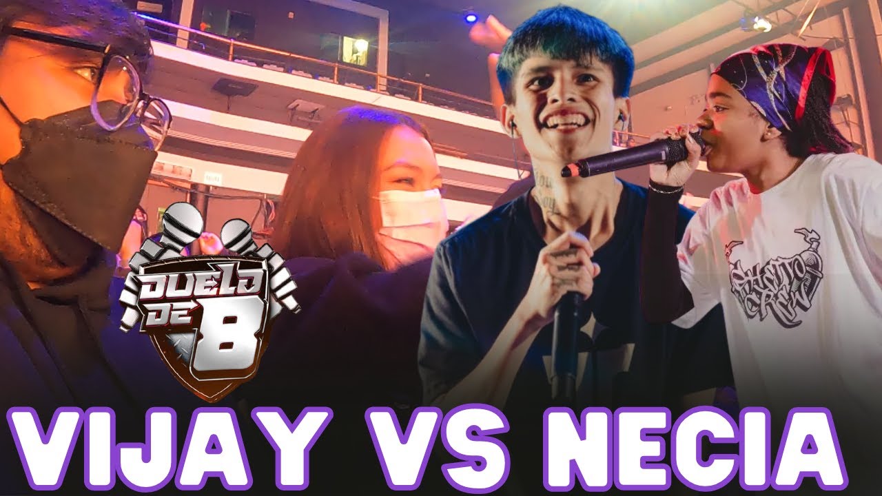 Necia vs Vijay 🔥 Un BATALLÓN: El Consagrado vs La Debutante 🎤Duelo de 8 ...