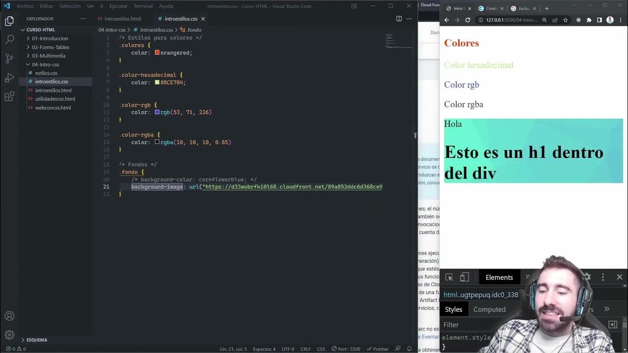 14 Fondos de colores e imágenes - Curso HTML y CSS - OpenBootcamp - YouTube